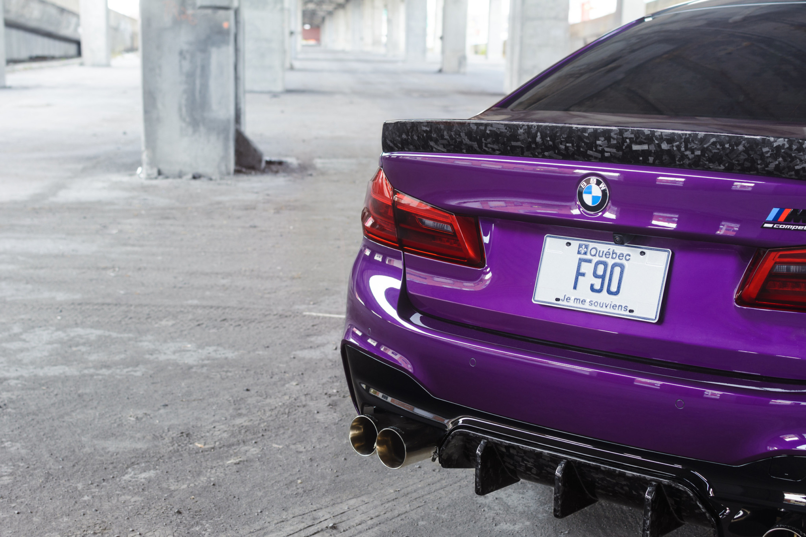 Twilight Purple F90 M5 Competition - Mode Carbon